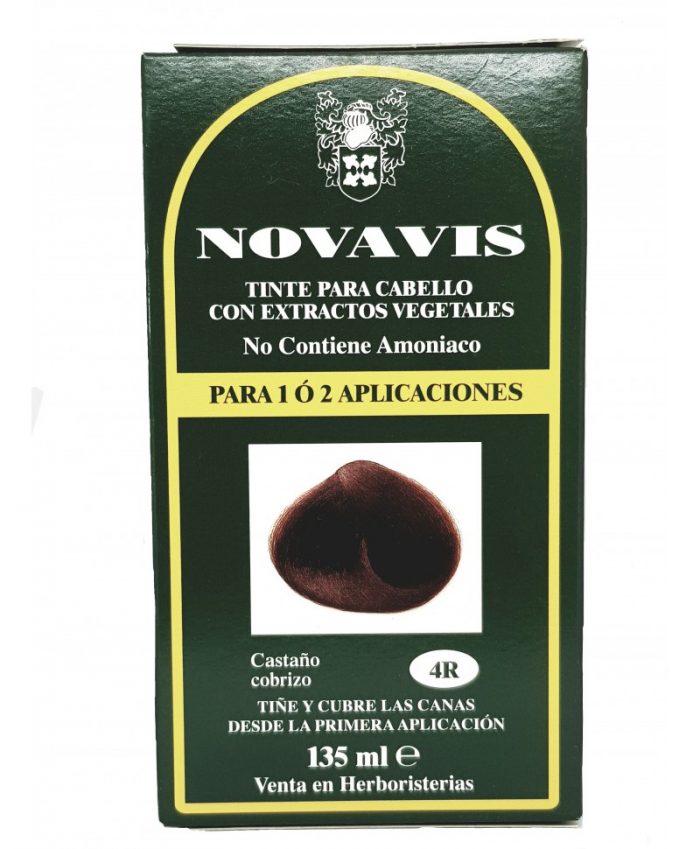 TINTES NOVAVIS CASTAÑO COBRIZO (4R) - Especias Granado.